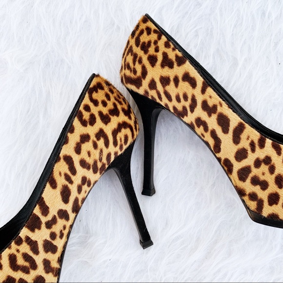 Yves Saint Laurent | Shoes | Yves Saint Laurent Tribtoo Leopard ...